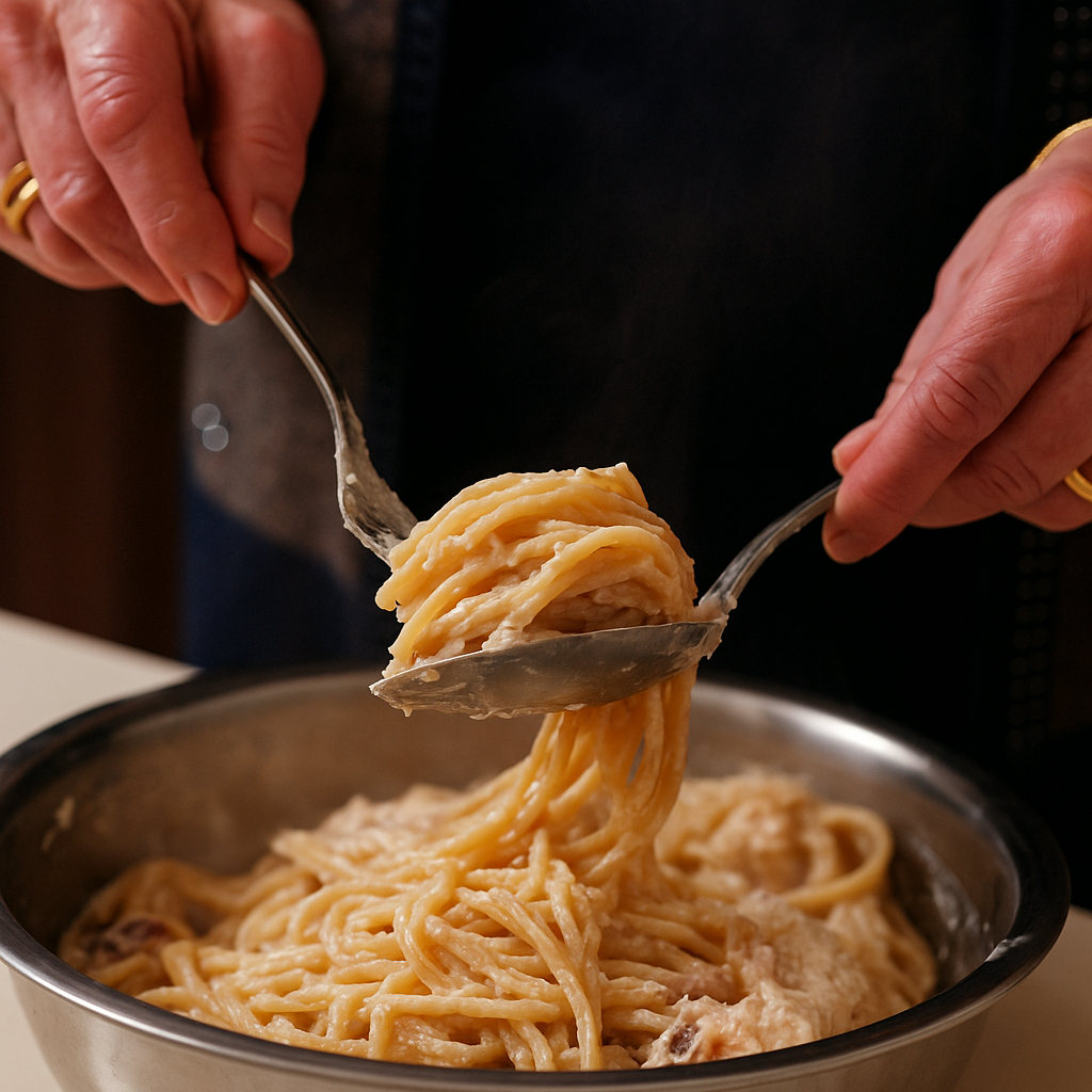 Pasta With Ricotta and Pancetta